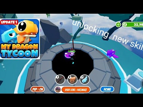 playing my dragon tycoon in roblox unlocking a skill? - YouTube