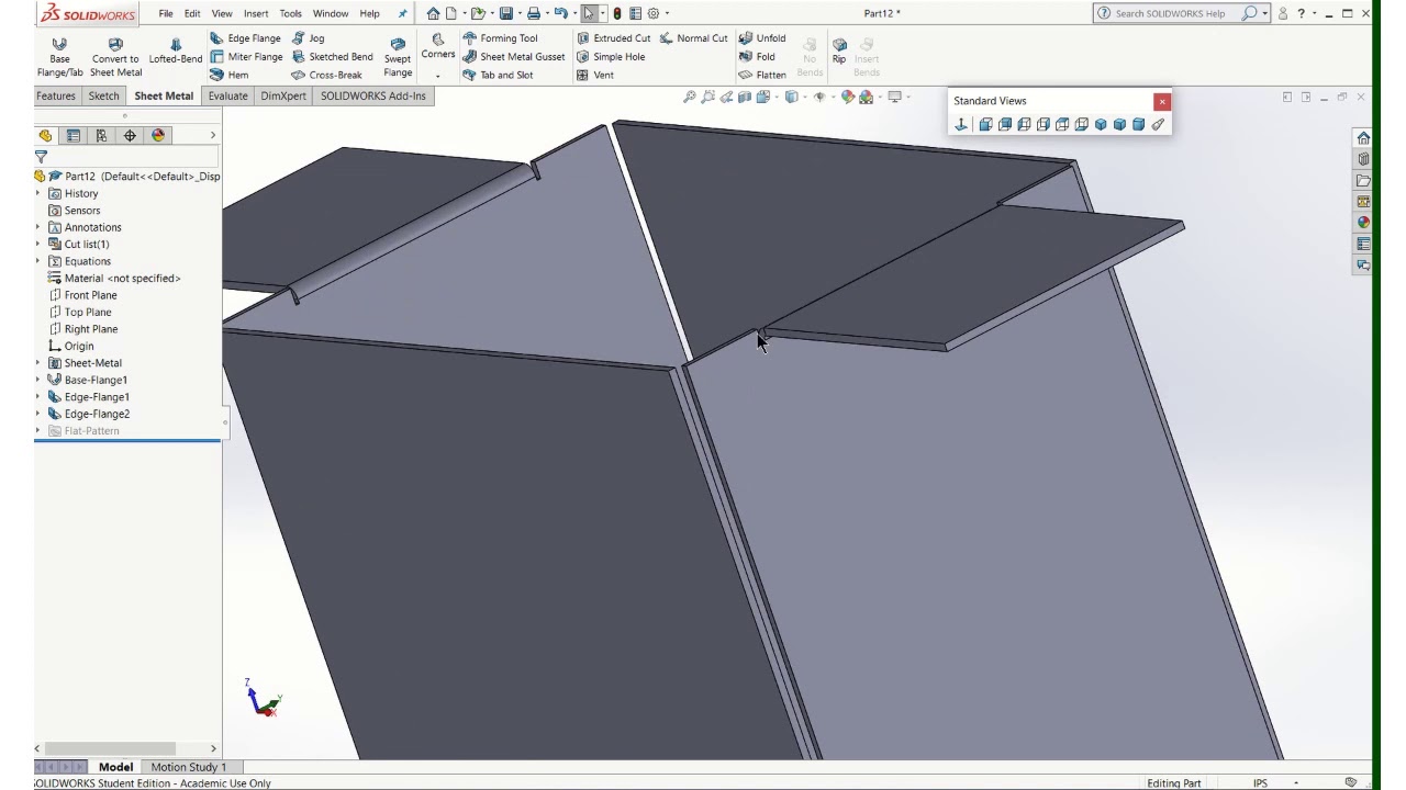 Solidworks Demo Video SHEET METAL ELEC BOX - YouTube