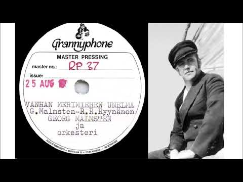 VANHAN MERIMIEHEN UNELMA eli VANHAN MERIMIEHEN KOTI IKÄVÄ, Georg Malmstén ja orkesteri v.1950