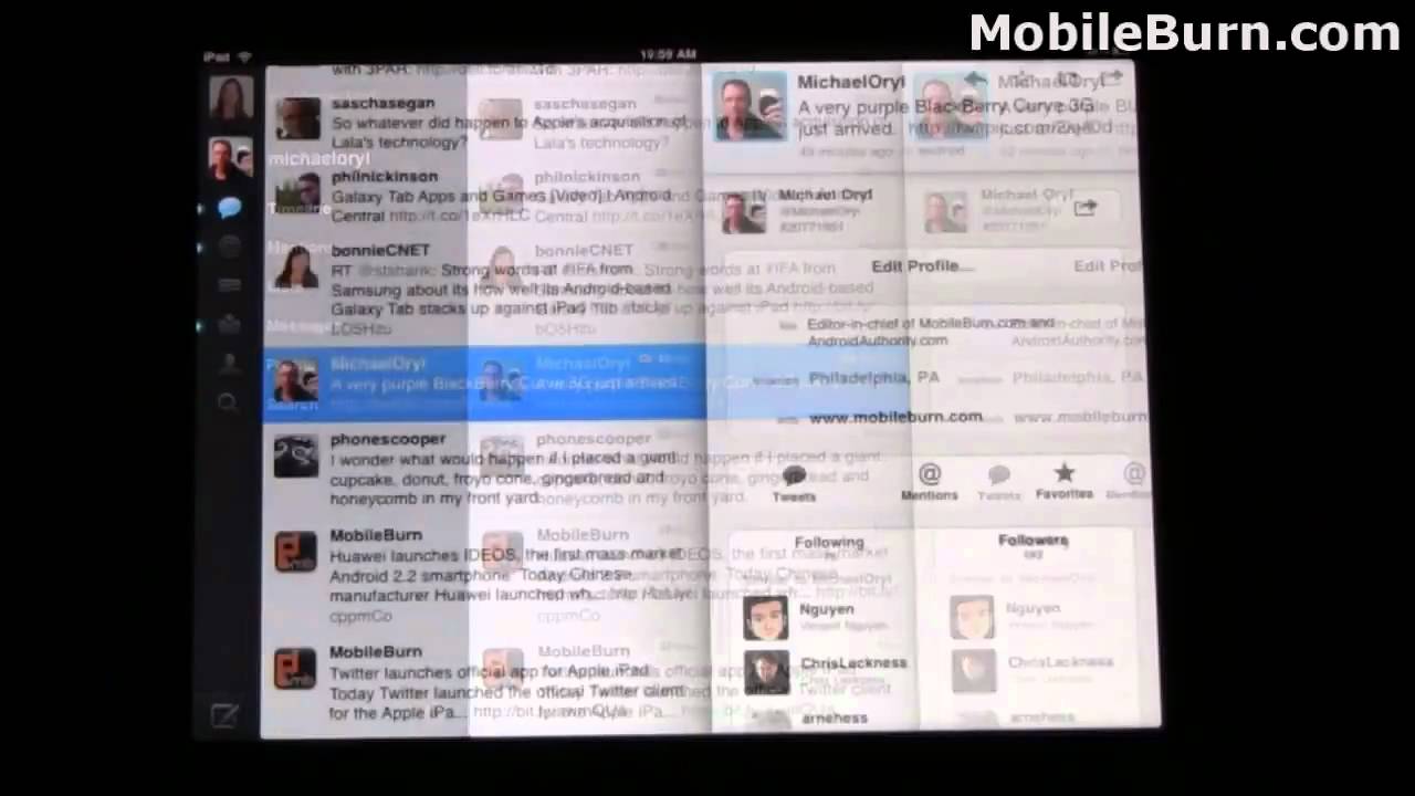 Twitter for Apple iPad app review - YouTube