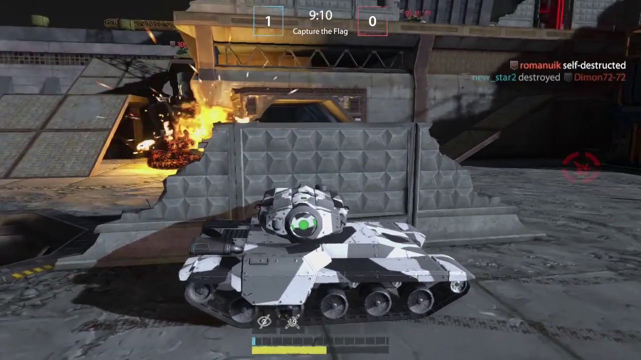 Tanki X - Moon Silence map & Railgun CTF [Max Graphics] - YouTube