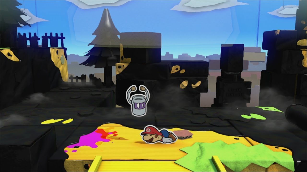 Paper Mario: Color Splash - Episode 25 - Paint It, Black - YouTube