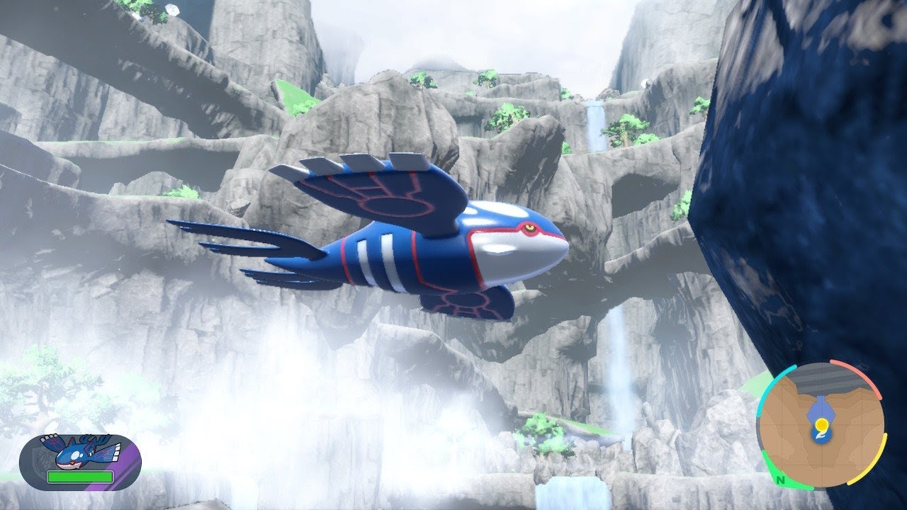 Kyogre disobeys the laws of the universe and starts flying - YouTube