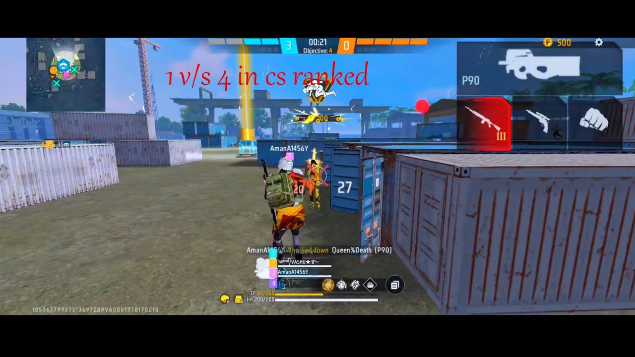 1vs4 in Cs Ranked Without Any Gunskin At Master 72 Star - YouTube