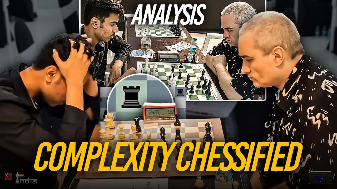 Complexity Chessified + analysis - IM Ayush Sharma v GM Manik Mikulas ...
