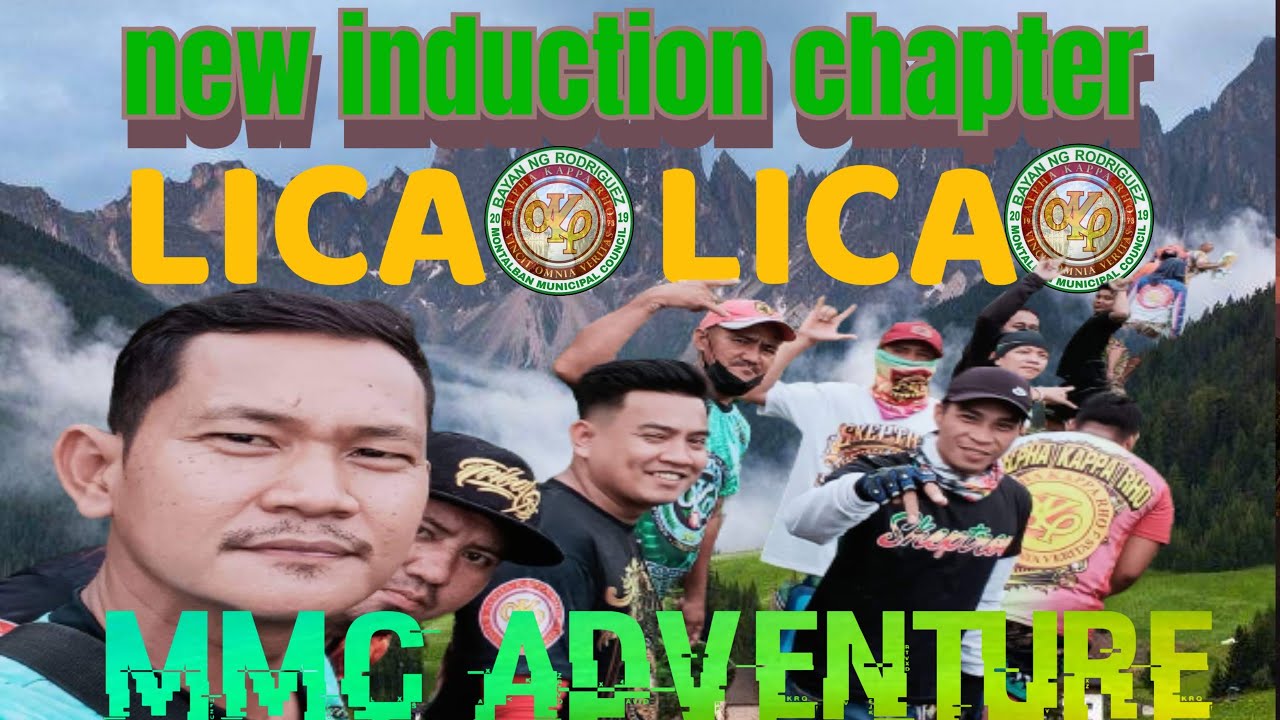 NEW INDUCT Licao-Licao Chapter under MONTALBAN MUNICIPAL COUNCIL - YouTube