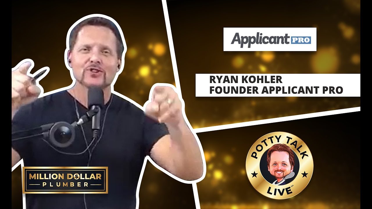 Potty Talk LIVE Episode #158- Ryan Kohler, Founder Applicant Pro - YouTube