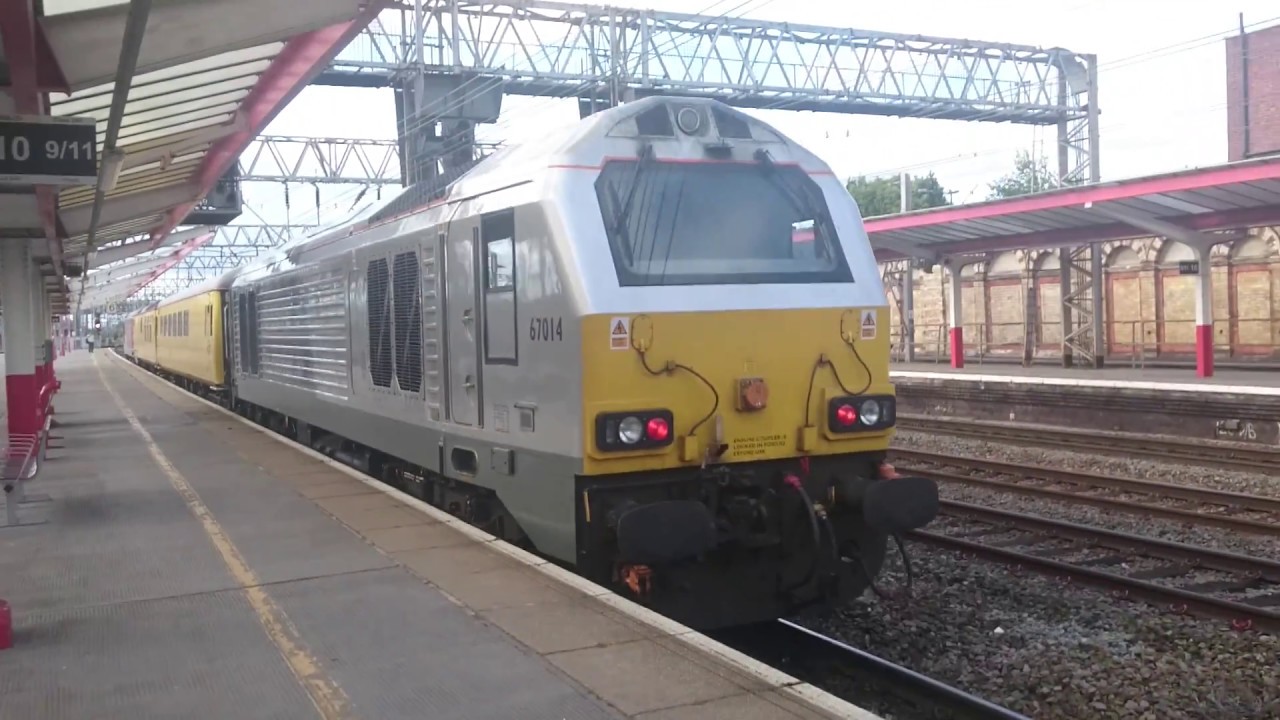 Network Rail Class 67 test train Crewe - YouTube