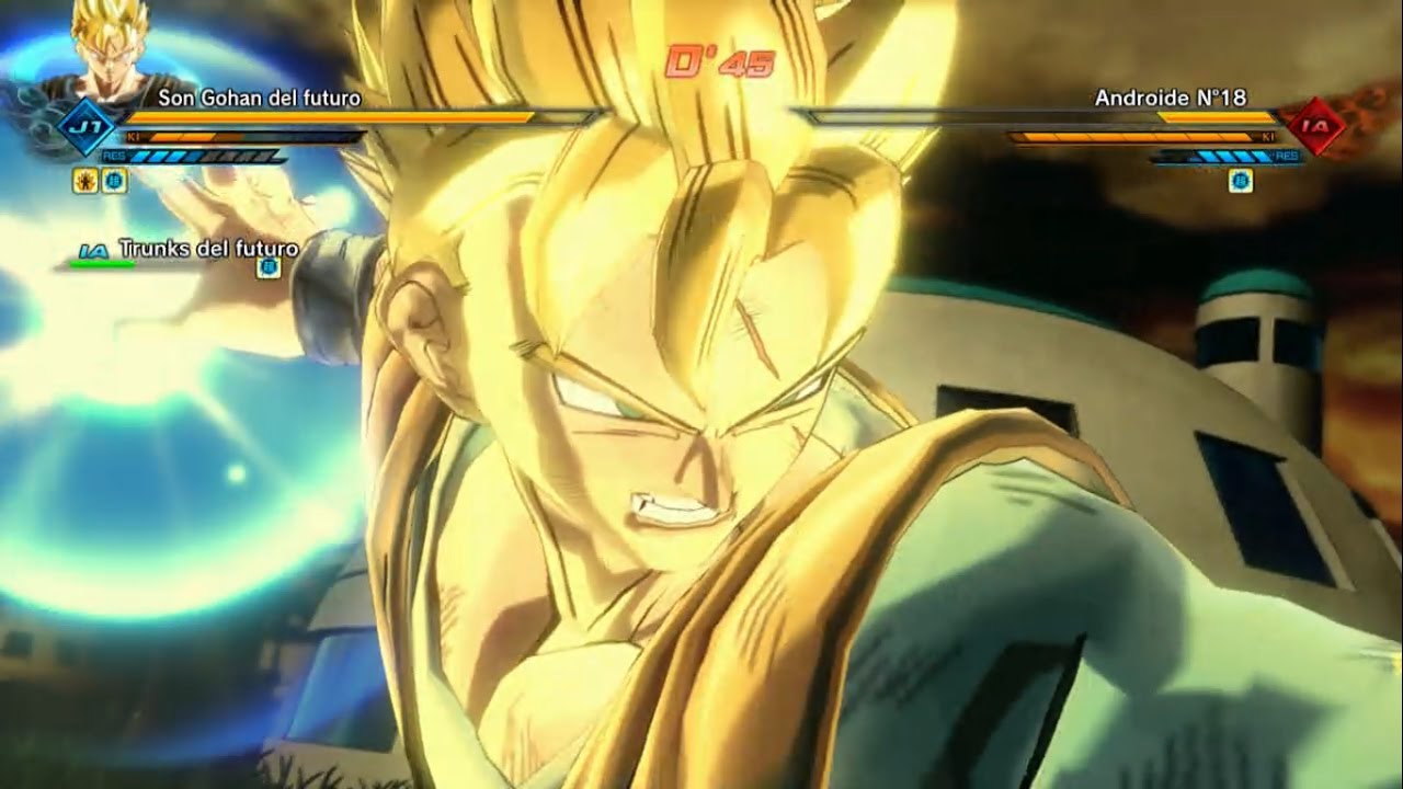 Future Gohan vs Android 17 & 18 | Dragon Ball Xenoverse 2 - YouTube