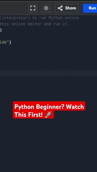 Write Your First Python Code Now! 👨‍💻 coding for beginners. #diy #stem #python #coding # ...