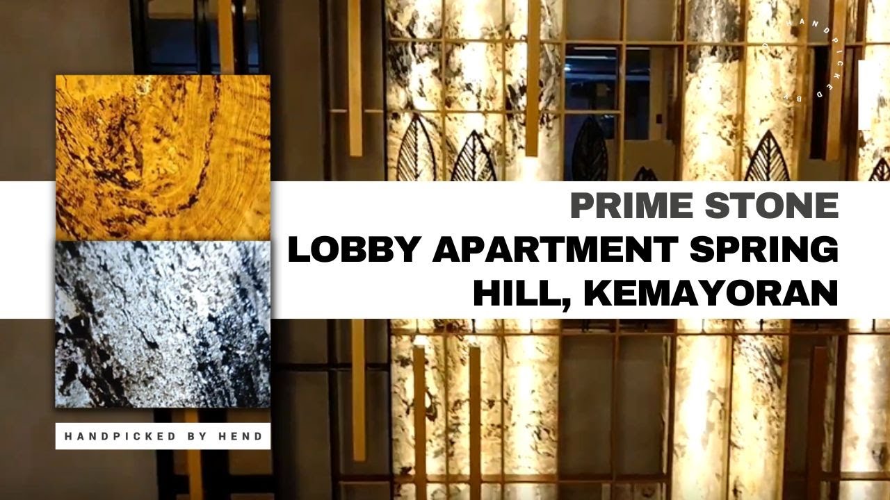 prime stone!! di lobby apartment spring hill!! kemayoran, Jakarta ...