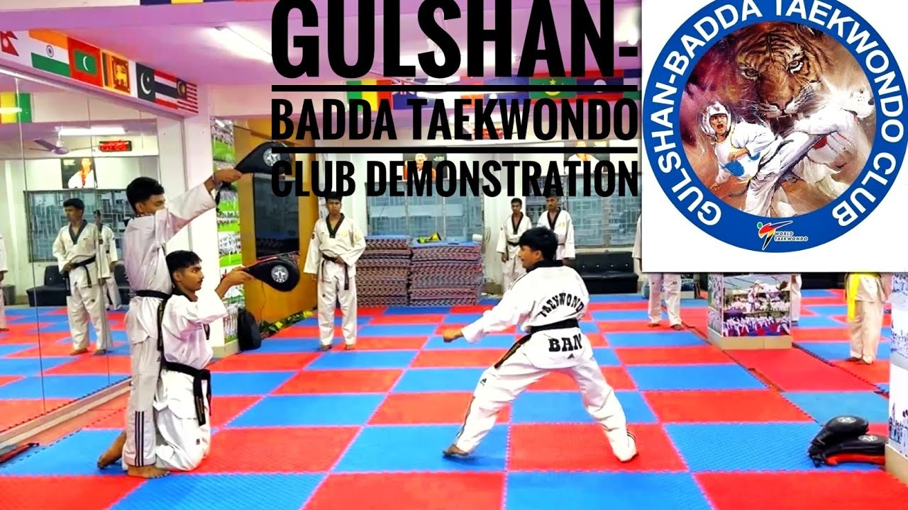 Gulshan-badda taekwondo club demonstration.Bangladesh Taekwondo ...