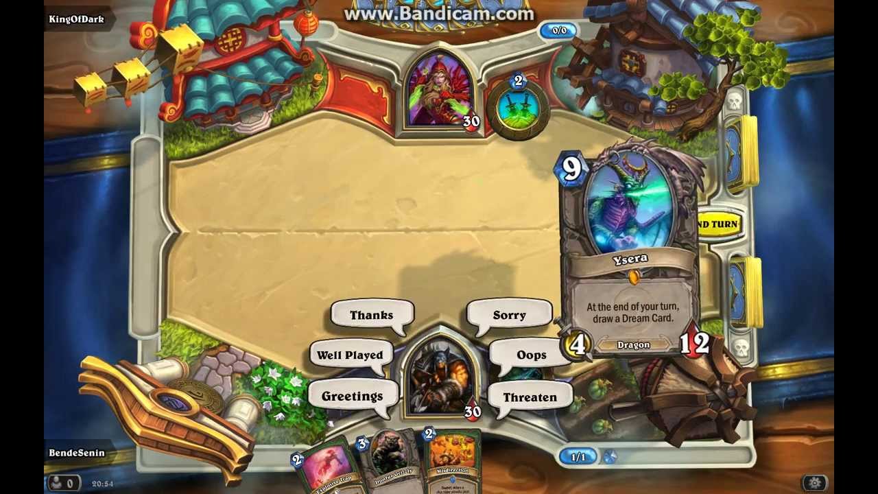 Hearthstone: Ysera Dream Cards Hunter deck - YouTube