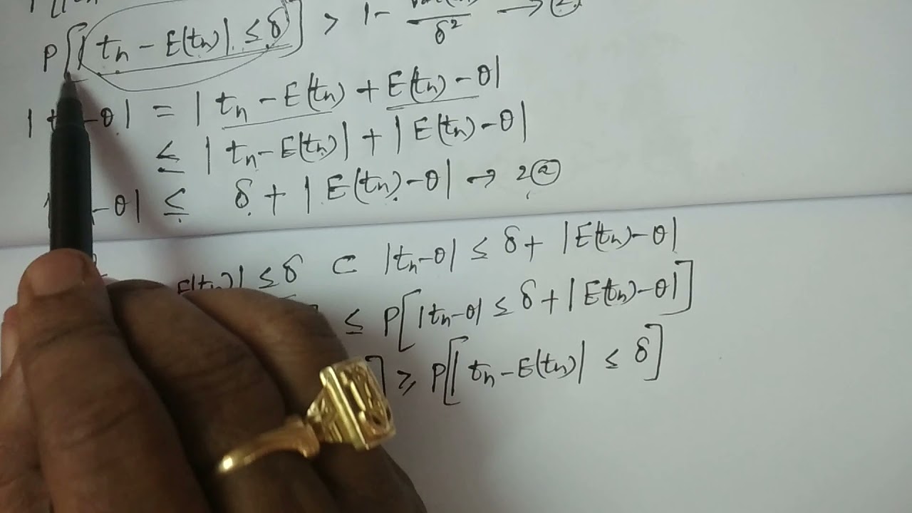 Consistency theorem - BSc Statistics - YouTube