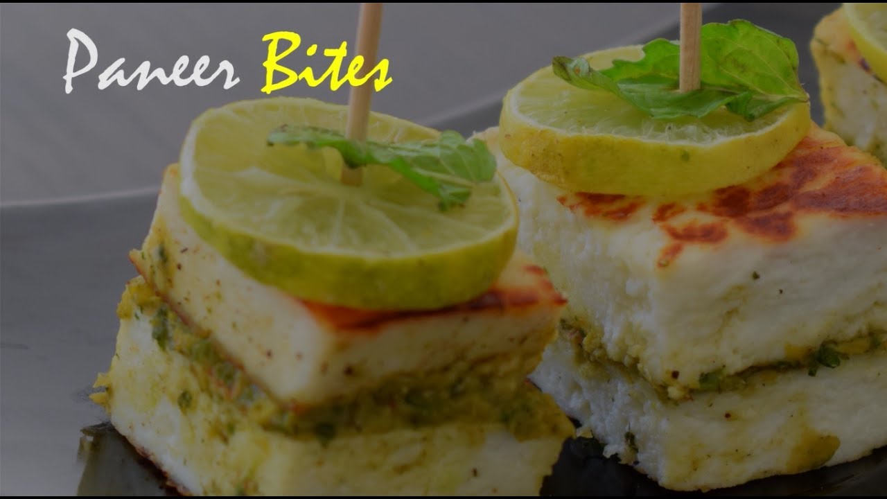 Paneer Bites | Easy To Make Party Snack | HungryBoo - YouTube