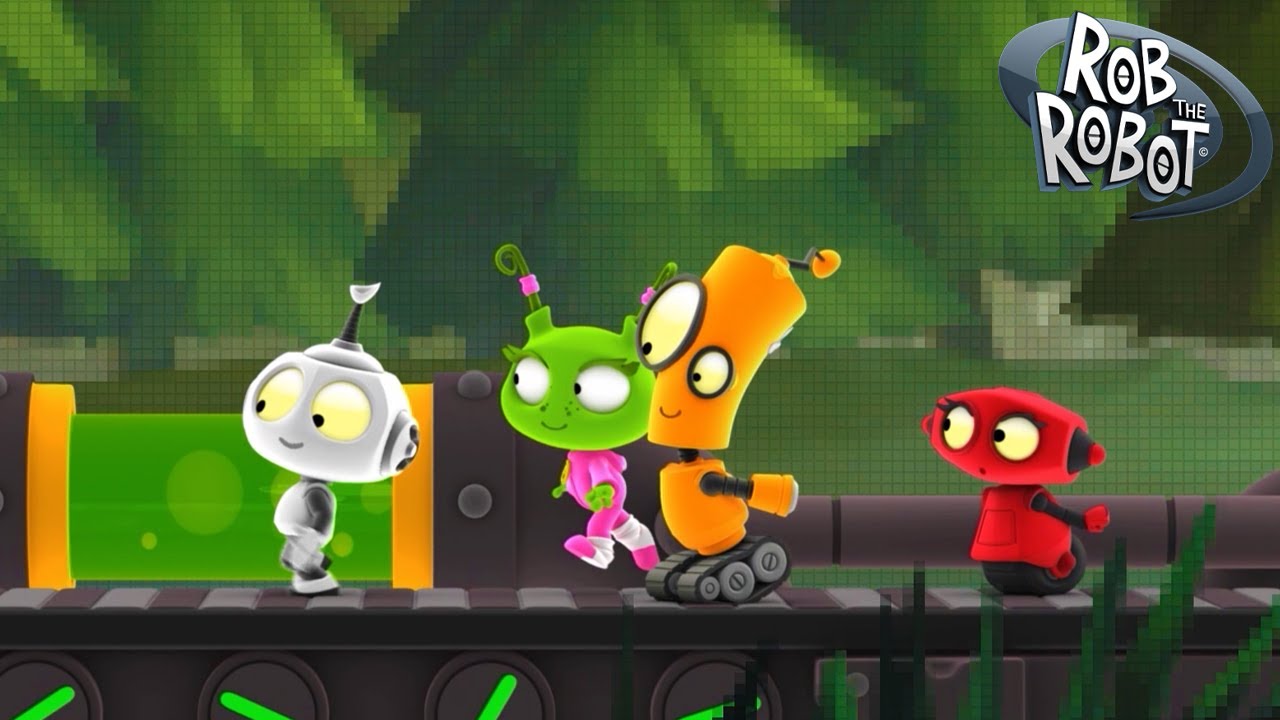 Robot Run | Rob The Robot | Robot Cartoons for Kids | Moonbug Kids ...