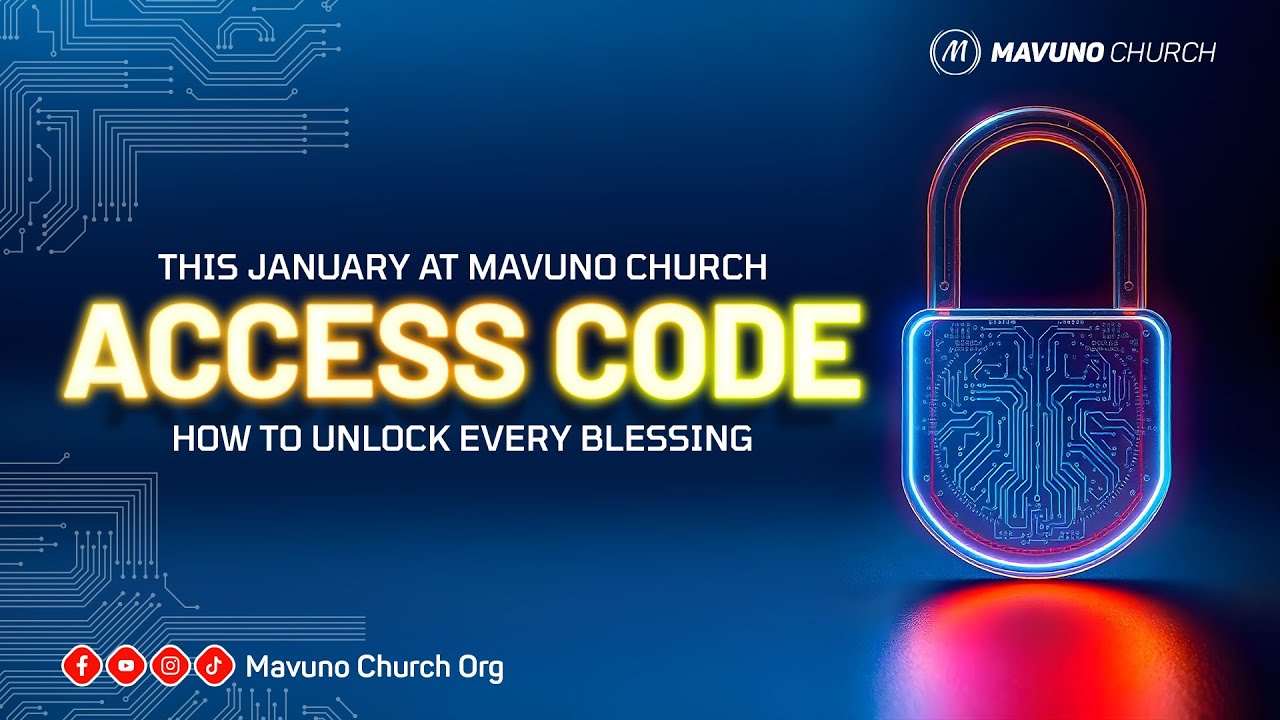 Access code sermon 3 - How to unlock every blessing. Sunday 19th Jan ...