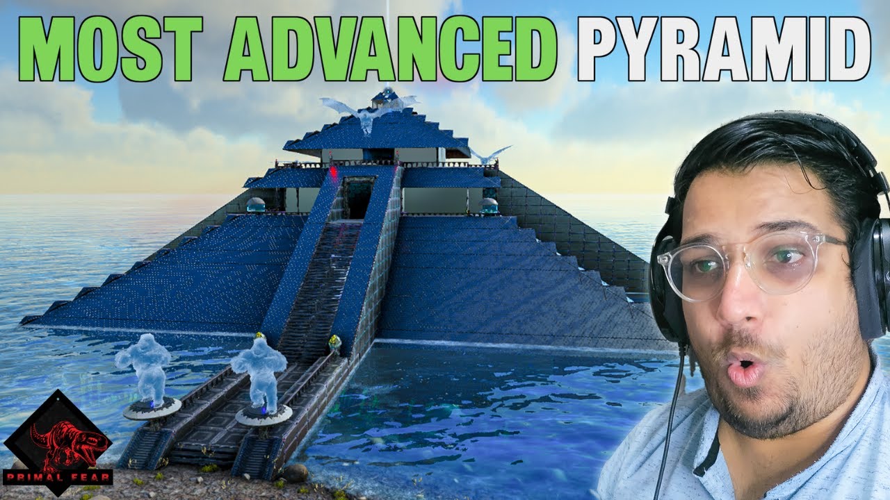 I Build Tek Pyramid Base ARK: Primal Fear #7 - YouTube