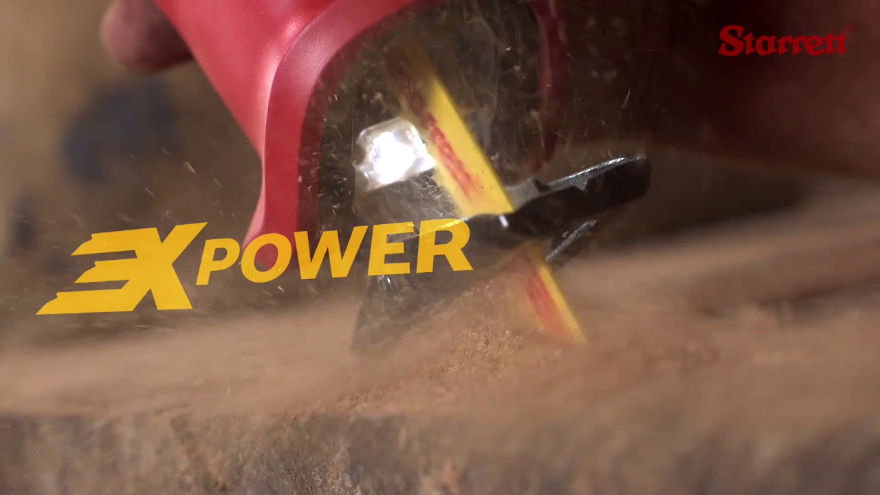 Starrett - Linha completa de Serras Sabre 3X Power - YouTube