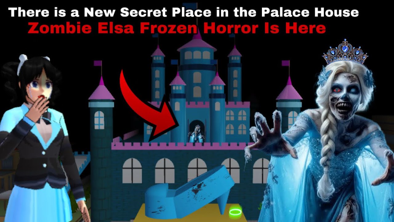 THERE'S A NEW SECRET PLACE HIDING THE ZOMBIE ELSA FROZEN HORROR PALACE ...