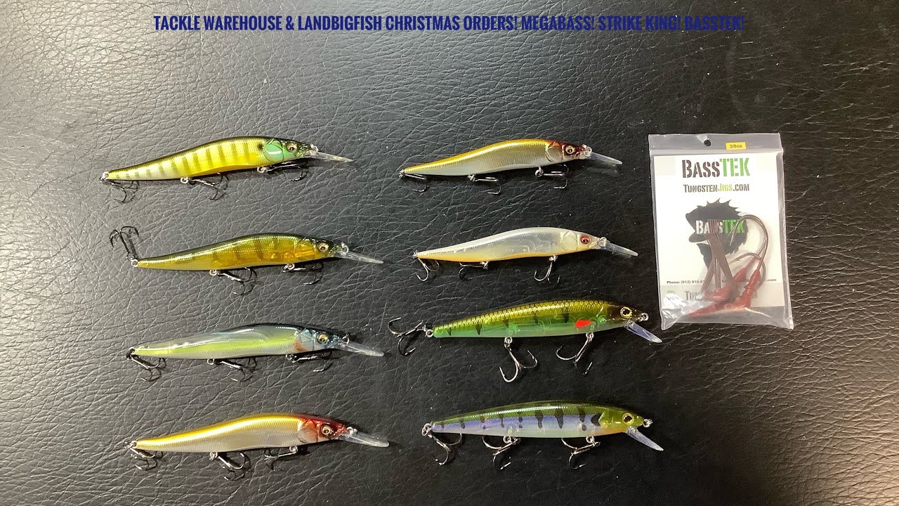 Tackle Warehouse & LandBigFish Christmas Orders! Megabass! Strike King ...