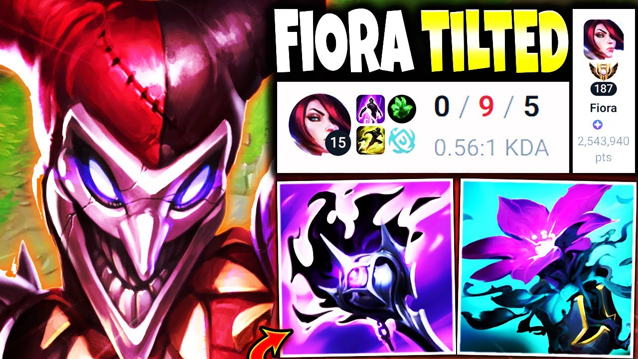 Fiora Main with 2.5 Million Mastery got TILTED By my Max AH Shaco Top ...