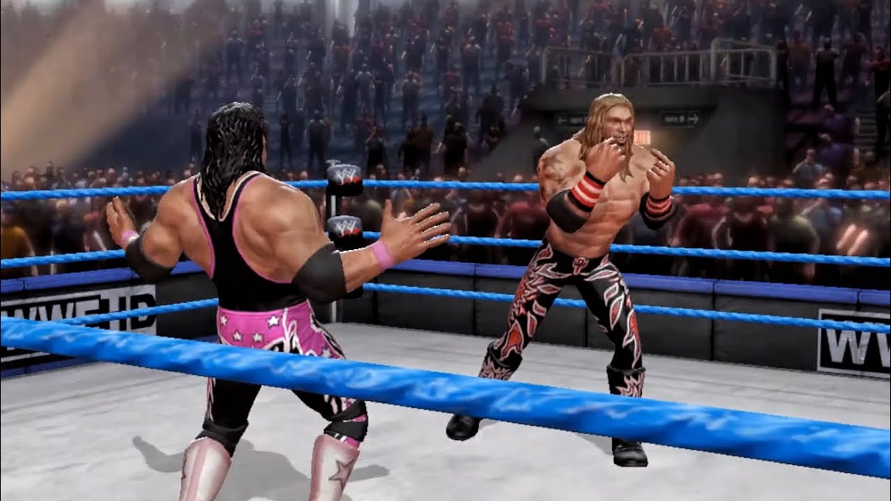 WWE All Stars: Bret "The Hitman” Hart VS. Edge - Fantasy Warfare - YouTube