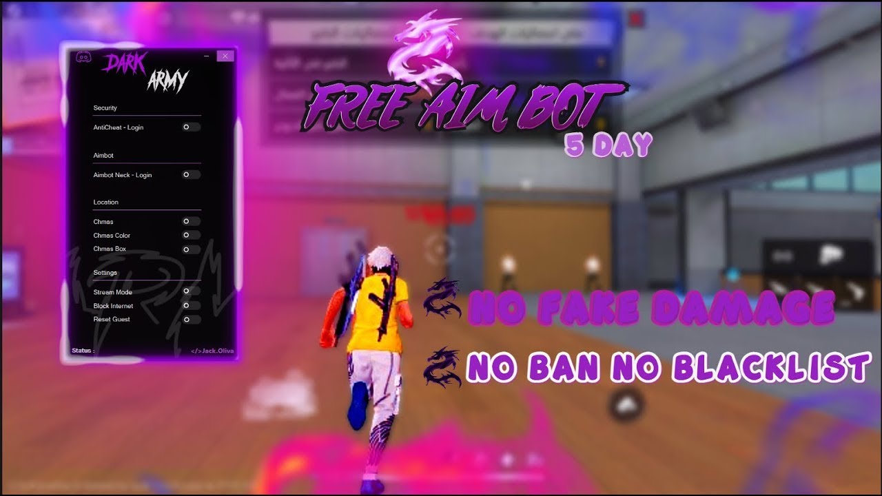 FREE PANEL FREE FIRE NEW PANEL IN PC | AIMBOT PANEL | OB43 PC PANEL ...