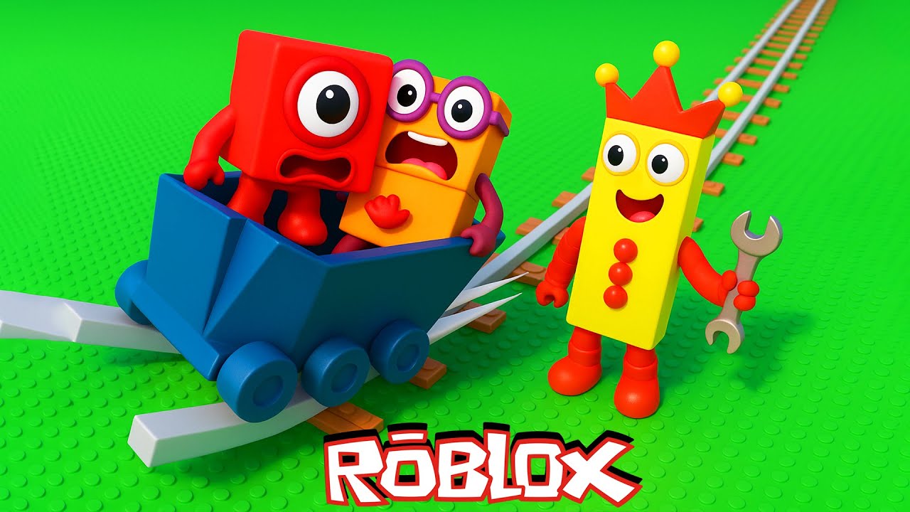 Numberblocks Play Build A Cart in Roblox! - YouTube