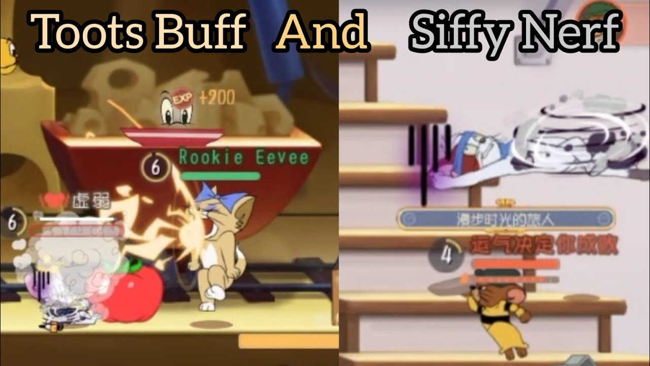 Tom and Jerry Chase CN - Toots buff and Siffy nerf - YouTube