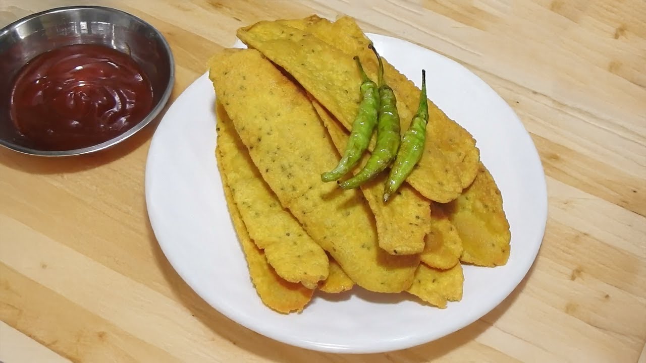 easy fafda recipe | gujarati fafdai | perfect fafda gathiya - YouTube