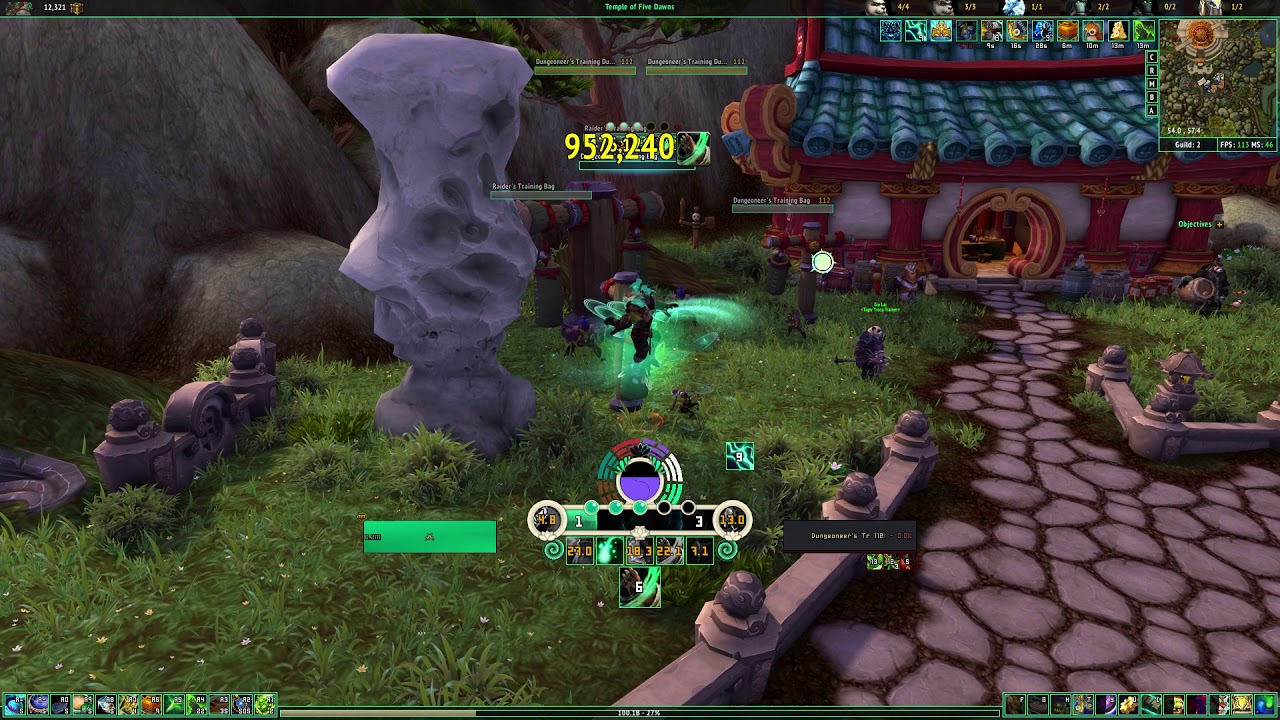 World of Warcraft: WINDWALKER MONK UI - YouTube