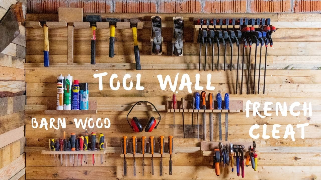 french cleat tool storage - YouTube