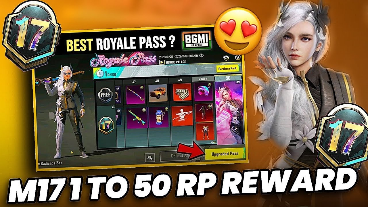 C3S9 Royal Pass M16 Maxout | 5000 UC Royal Pass RP M17 Max Level 50 ...