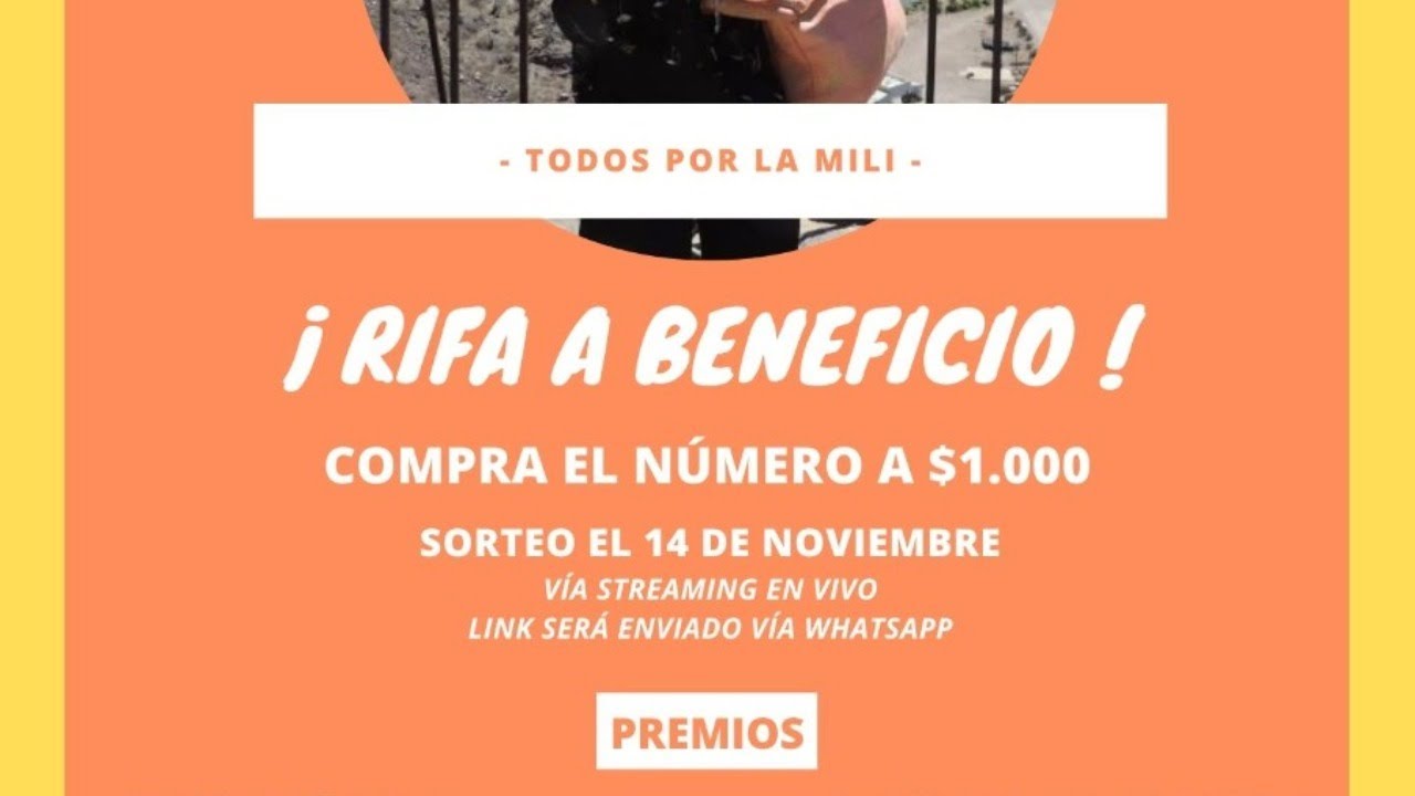 SORTEO RIFA A BENEFICIO MILI - YouTube