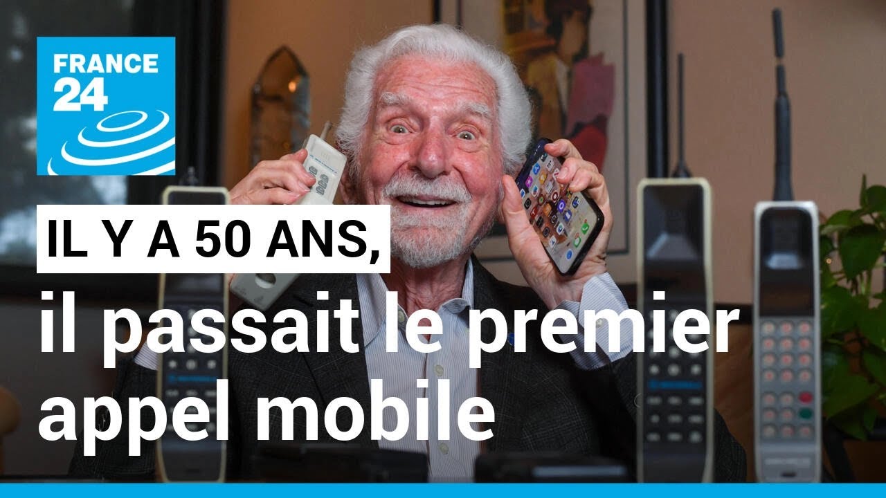 Il y a 50 ans, Martin Cooper, l'inventeur du téléphone portable ...