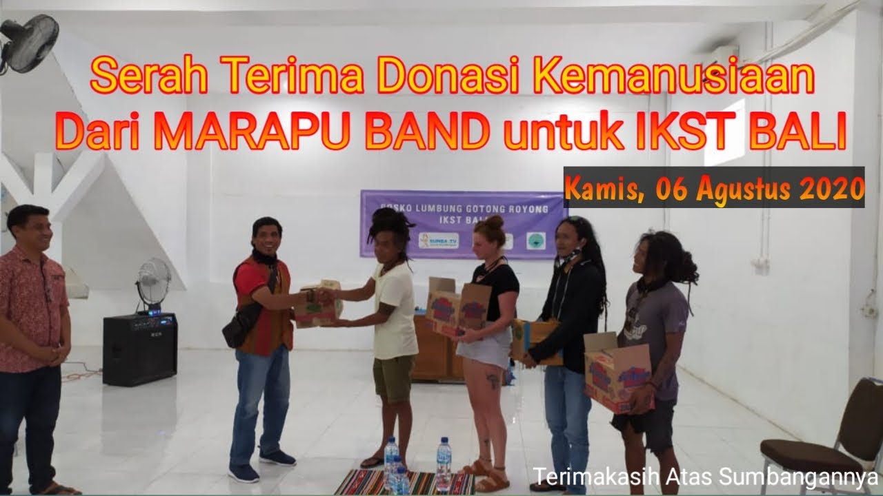 MARAPU BAND MEMBANTU WARGA SUMBA TENGAH DI BALI - YouTube
