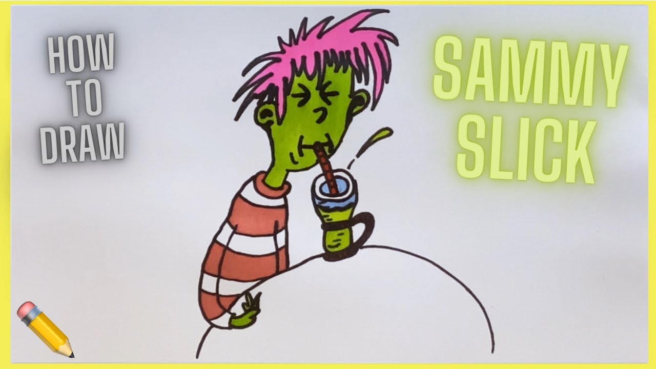 How to draw Sammy Slick ️ Dr Seuss’s ABC - YouTube