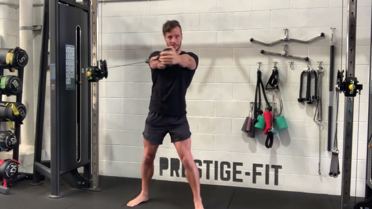Standing Cable Lateral Twists - YouTube