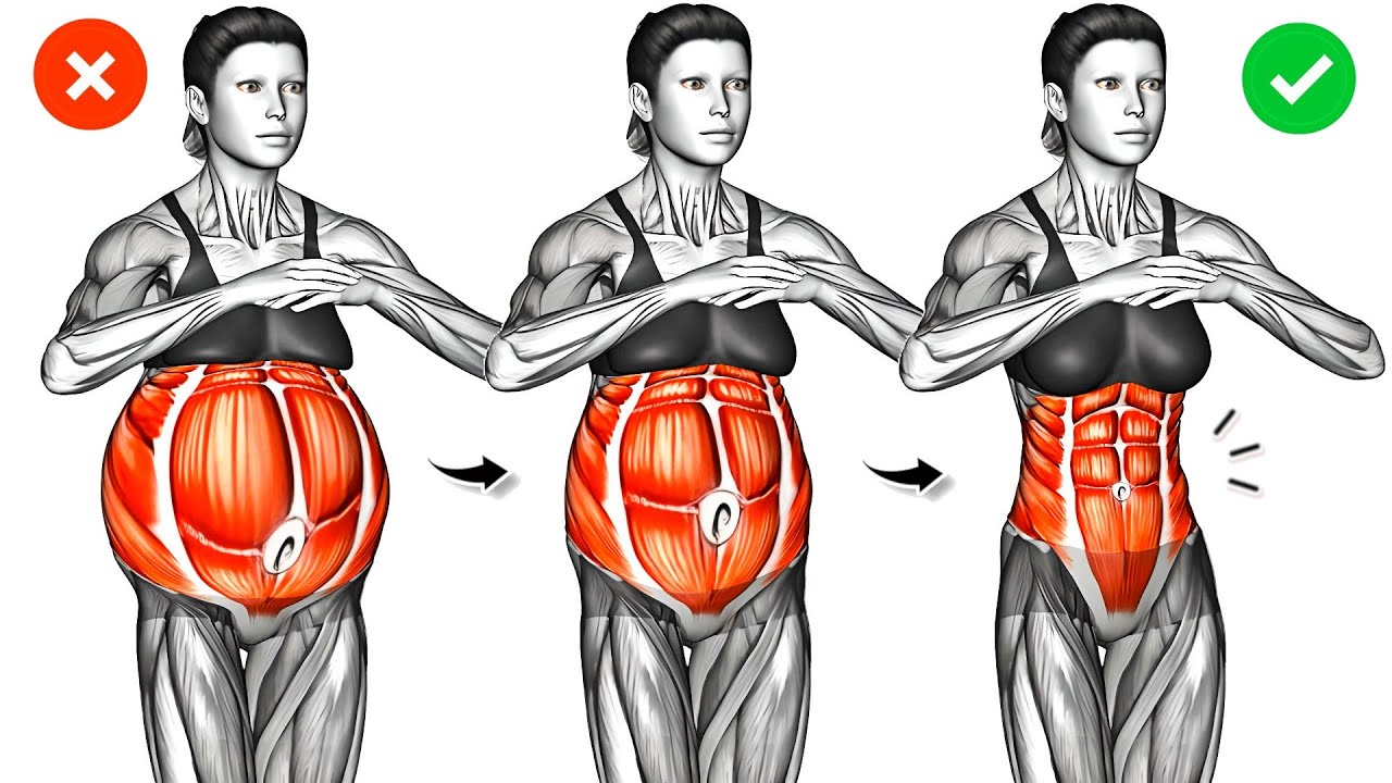 🔥 Best Exercises for Hanging Belly Fat 👙 30-Minute Waist-Shrinking ...