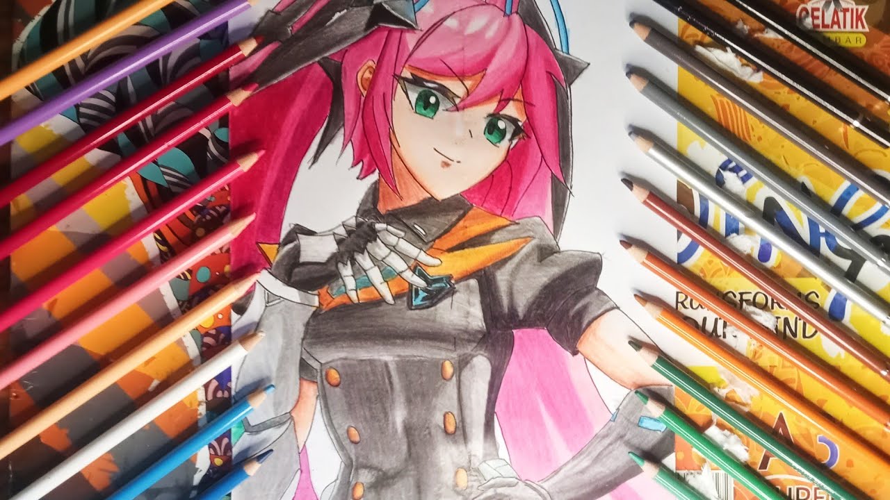 EASY?? How To Draw Layla Aspirants (Mobile Legend) - YouTube