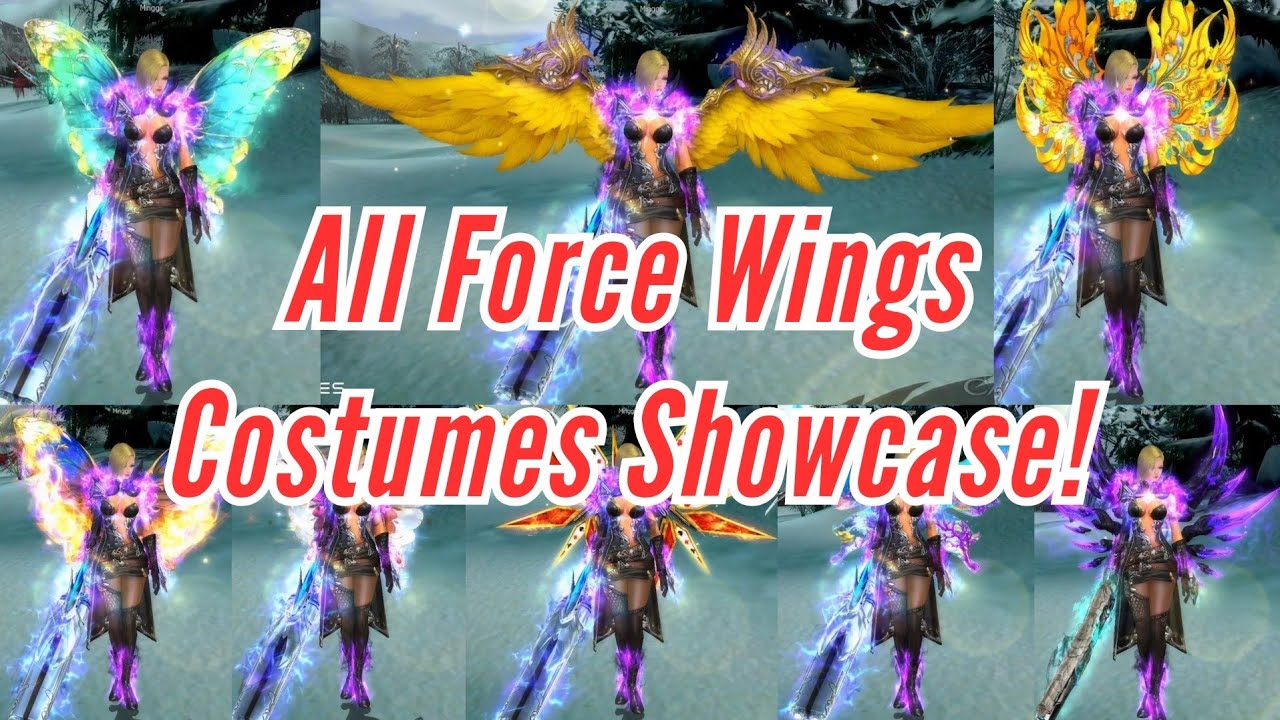 Cabal Force Wings Costume All Collection Full HD - YouTube