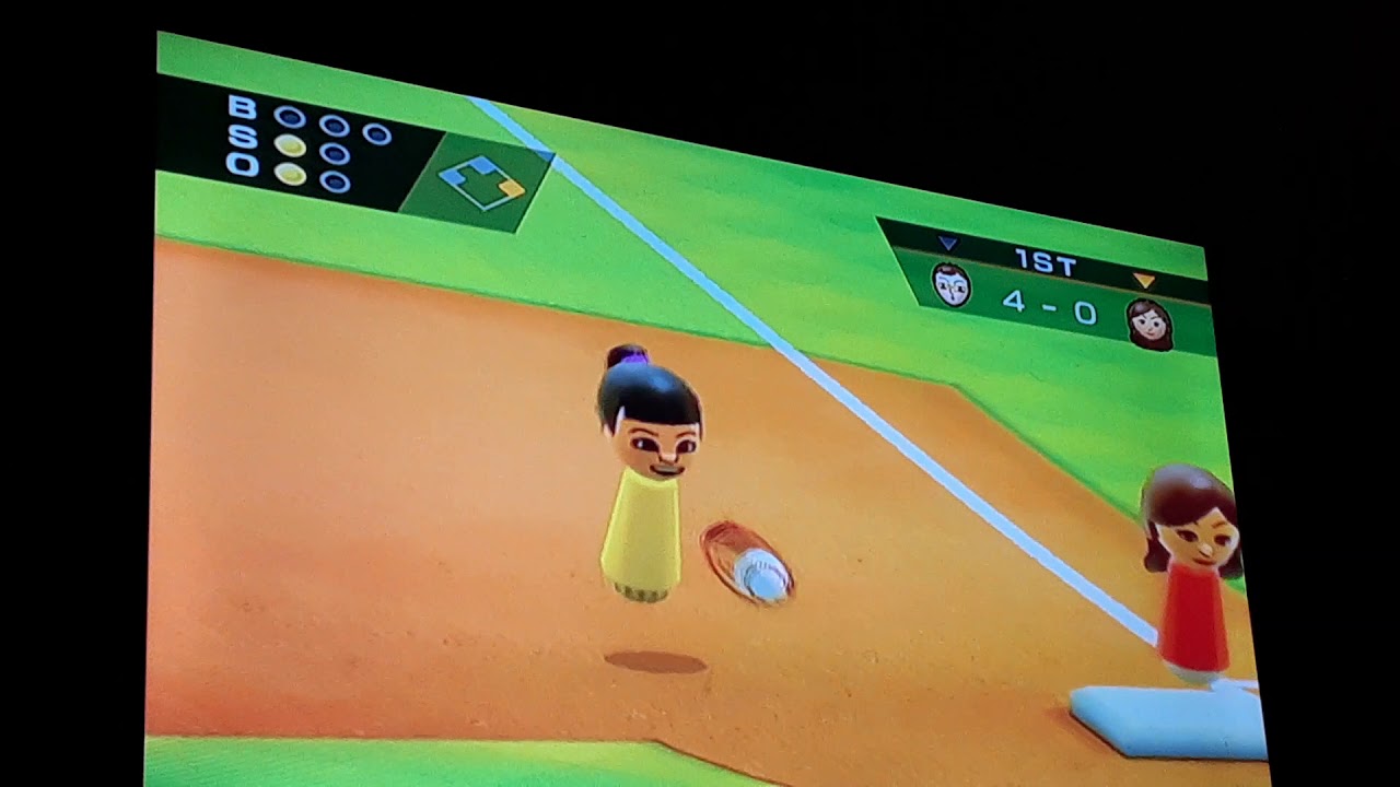 Wii Sports - Baseball - Asami Vs Fumiko - YouTube