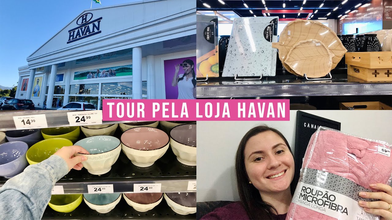 TOUR PELA LOJA HAVAN 💞 - YouTube