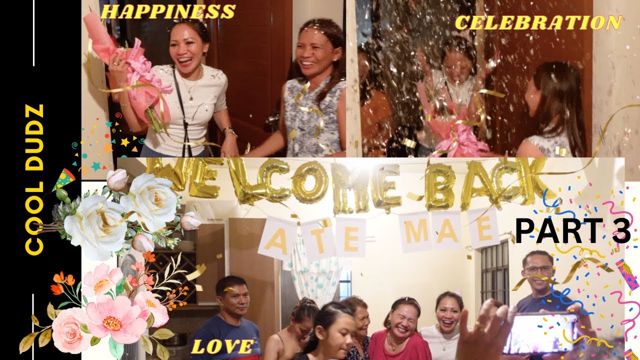 Ate Mae Home Coming (OFW Welcome Back Home Party After 5 Years in Spain ...