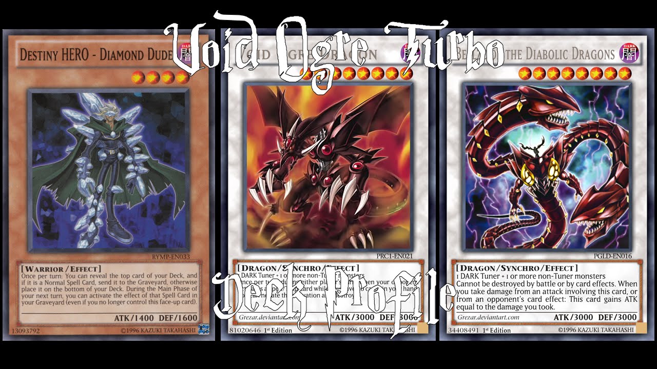 Destiny Hero/Void Ogre Dragon Turbo deck, July 2015 Format! - YouTube