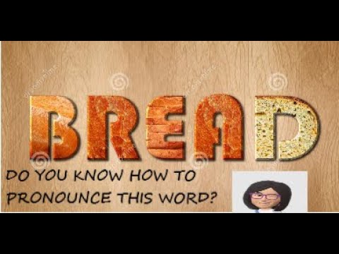 Pronunciation of BREAD. Be careful with this word! - YouTube