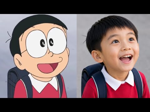 Doraemon Cartoon Characters In Real Life