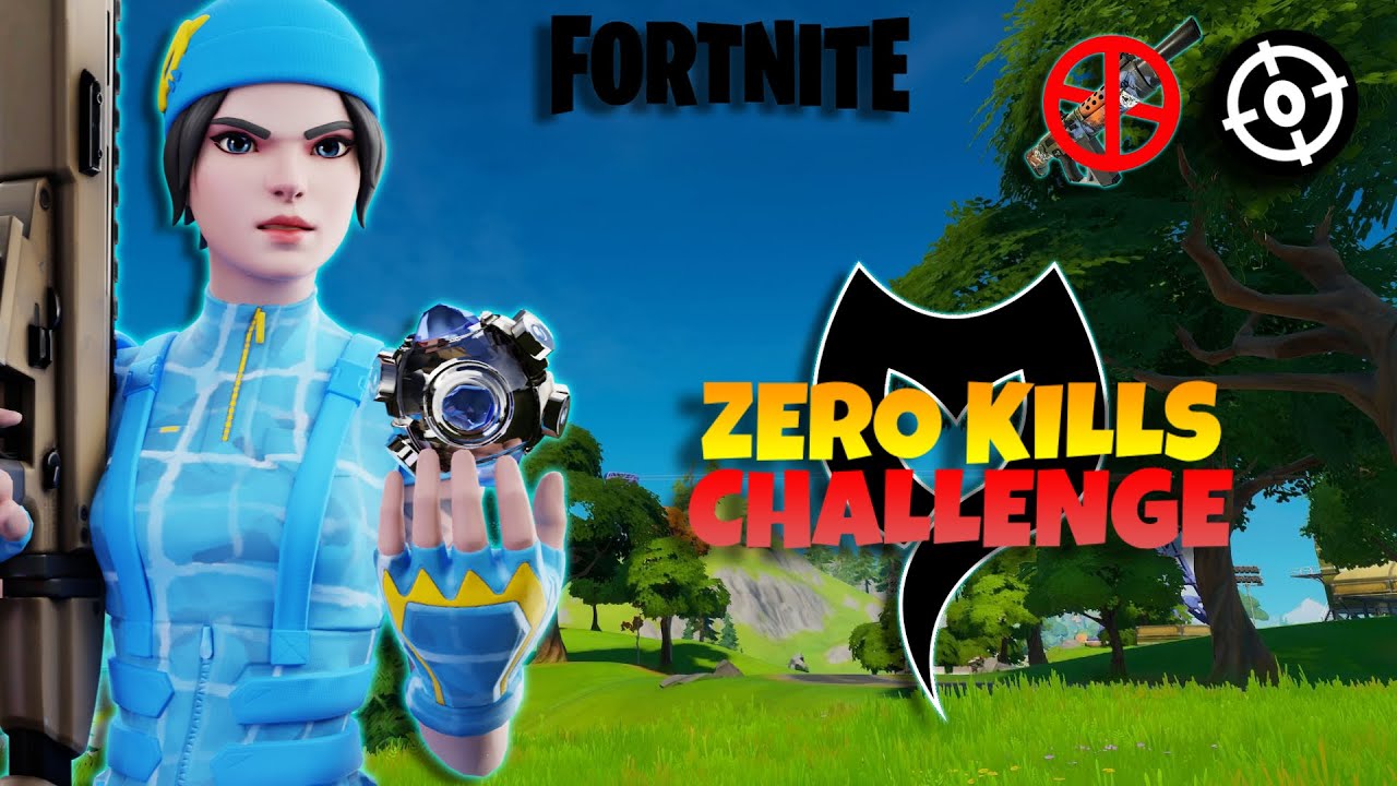 Fortnite Zero Kill Challenge! - YouTube