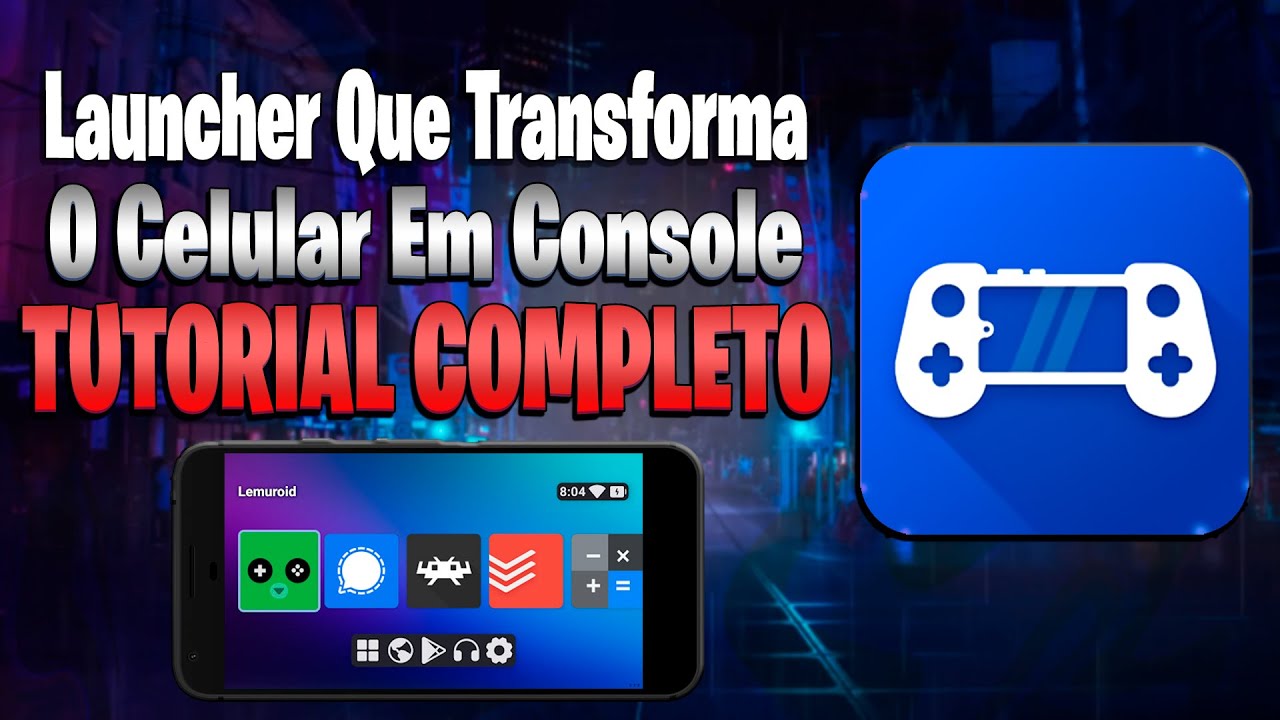 🎮 Organize Seus Jogos no Android com o Console Launcher (Estilo Videogame!) - YouTube